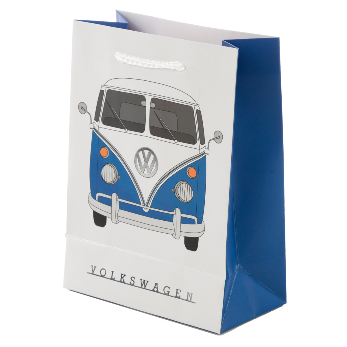 Volkswagen Blue Campervan Small Gift Bag - Gift Wrapping Made Easy