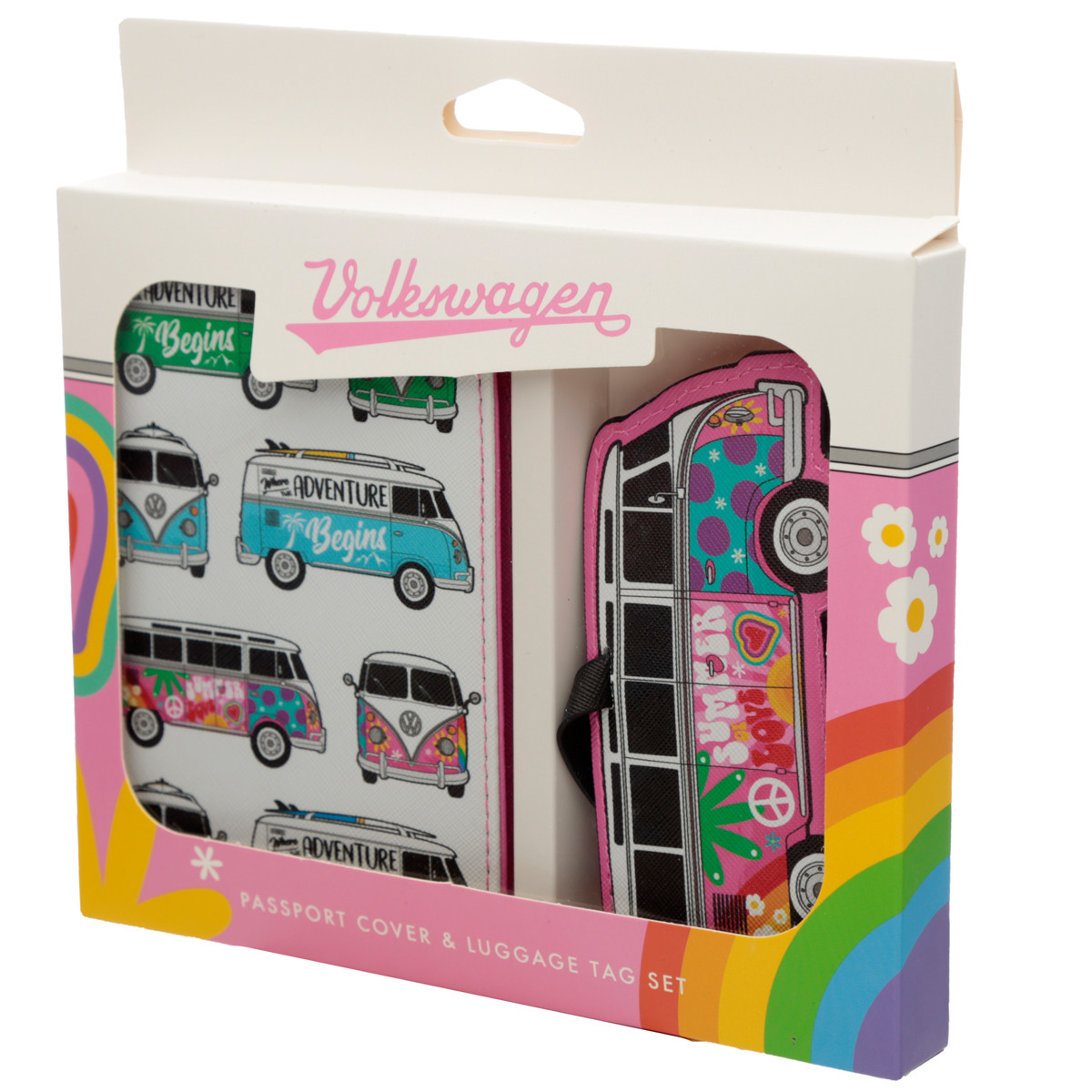 Volkswagen Campervan Summer Love Passport & Luggage Tag Set - Travel in ...