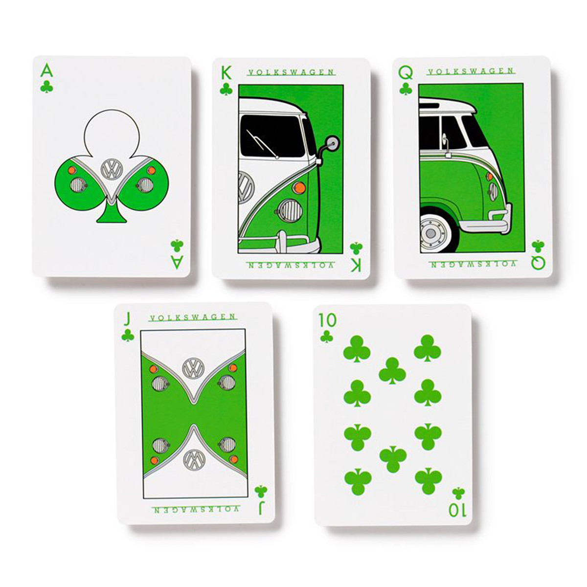 Volkswagen Campervan Quad Coloured Playing Cards - Shuffle up and Deal ...
