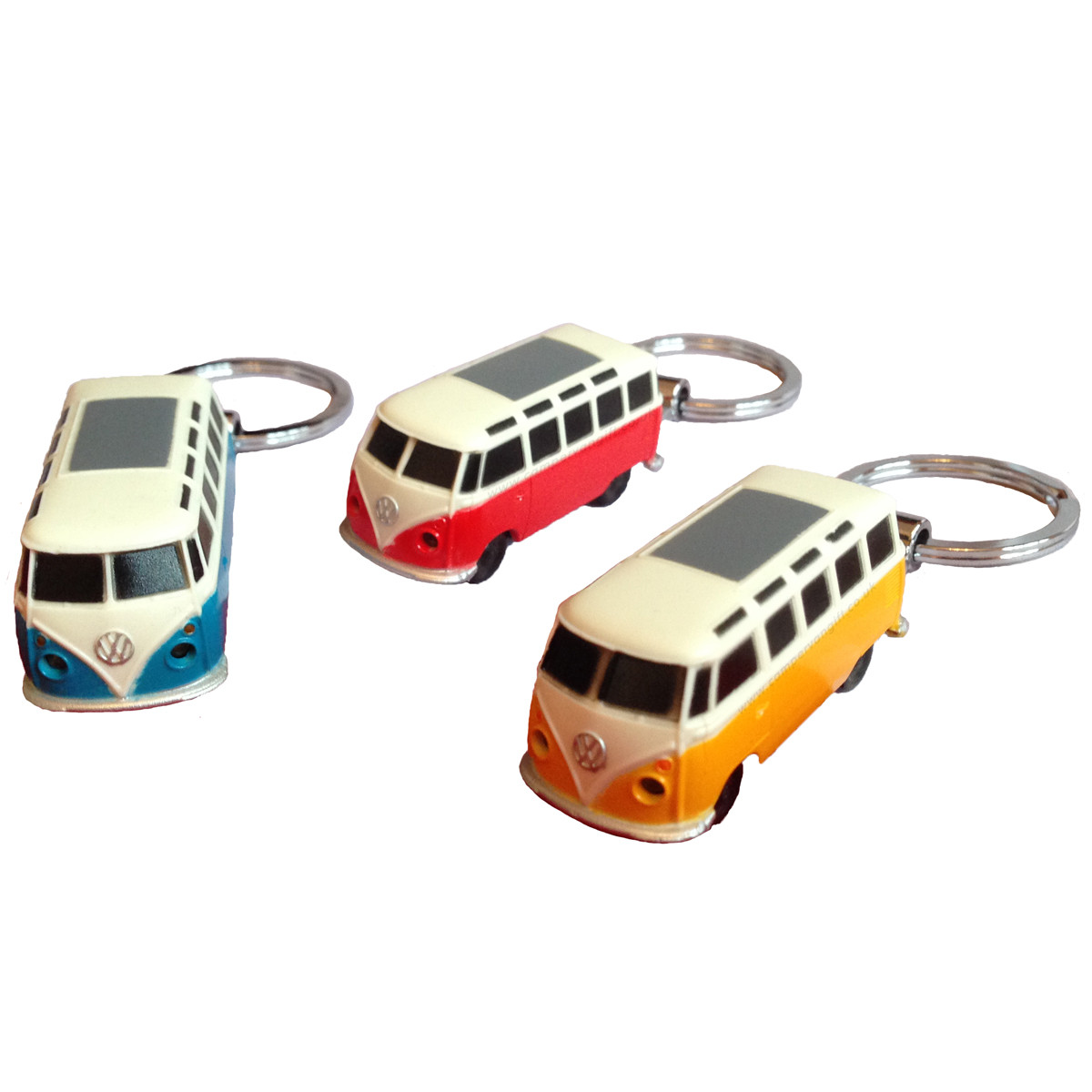 VW Campervan Silver Charm Keyring - CamperVan Gift Limited