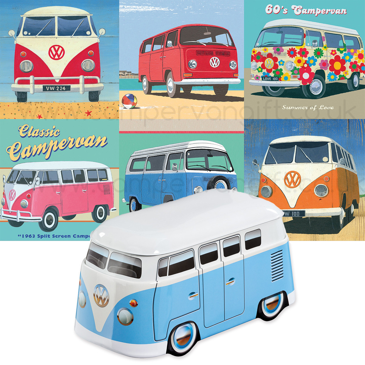 Volkswagen Campervan Large 3D Puzzle - Lets Get Building