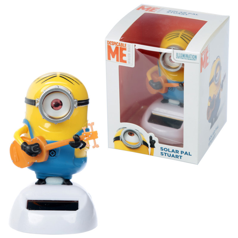 Solar Powered Dancing Minions Stuart - Campervan Gift Ltd
