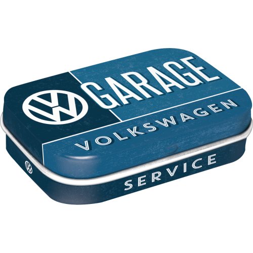 Volkswagen Campervan VW Garage Metal Mint Box - Making that Journey Fresher