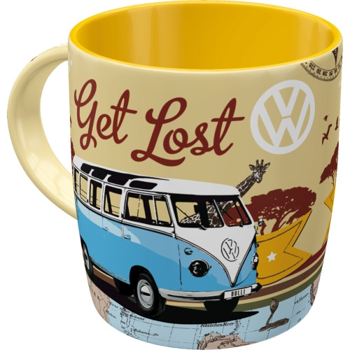Volkswagen Campervan Get Lost Wall Clock - Turn Back Time with this ...
