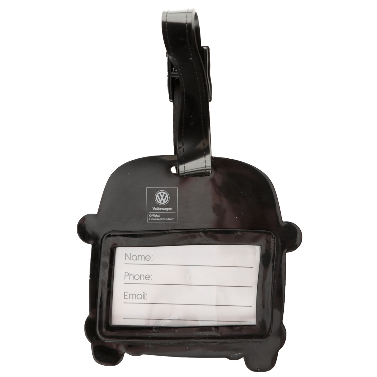 Volkswagen Blue Campervan PVC Luggage Tag - Travel in Style