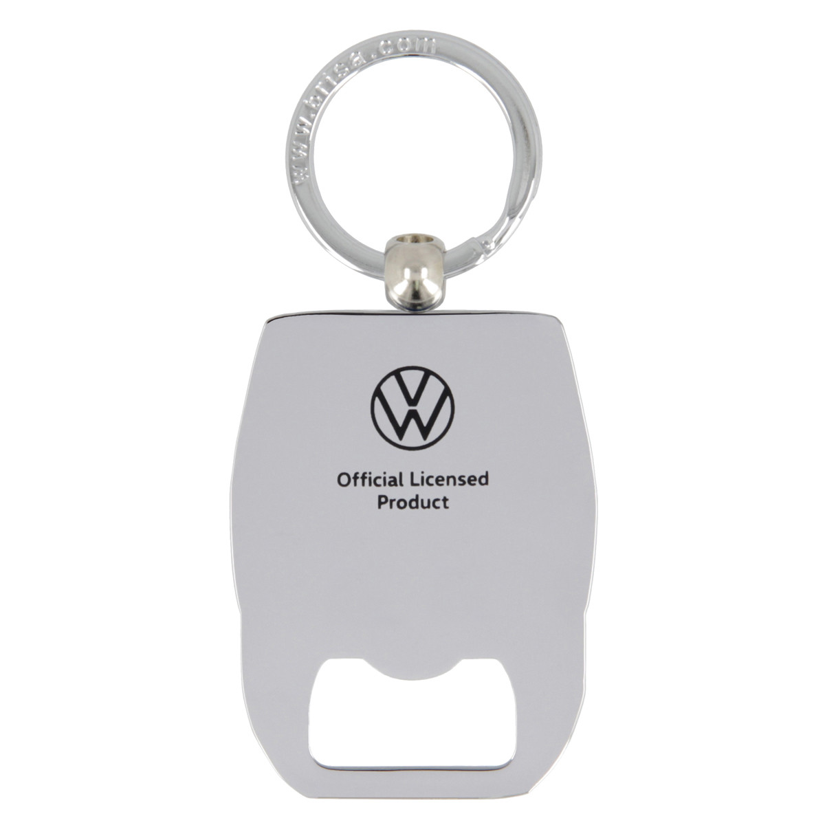 VW T5 Campervan Metal Bottle Opener Keyring