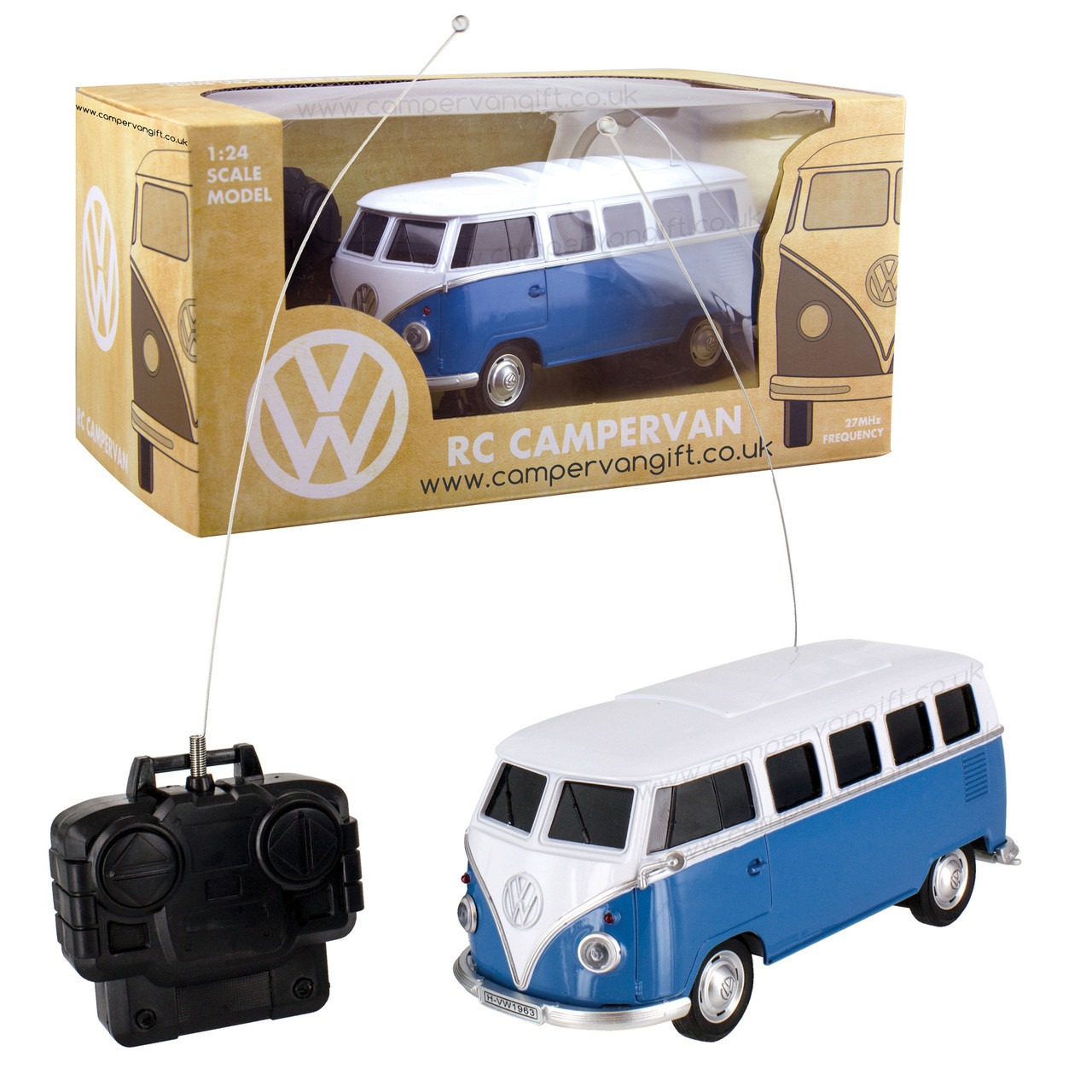 Volkswagen Remote Control Black Samba Campervan - Campervan Fun for ...