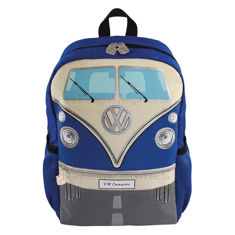 Volkswagen Front Campervan T1 Small Backpack - Idea School Bag for Children