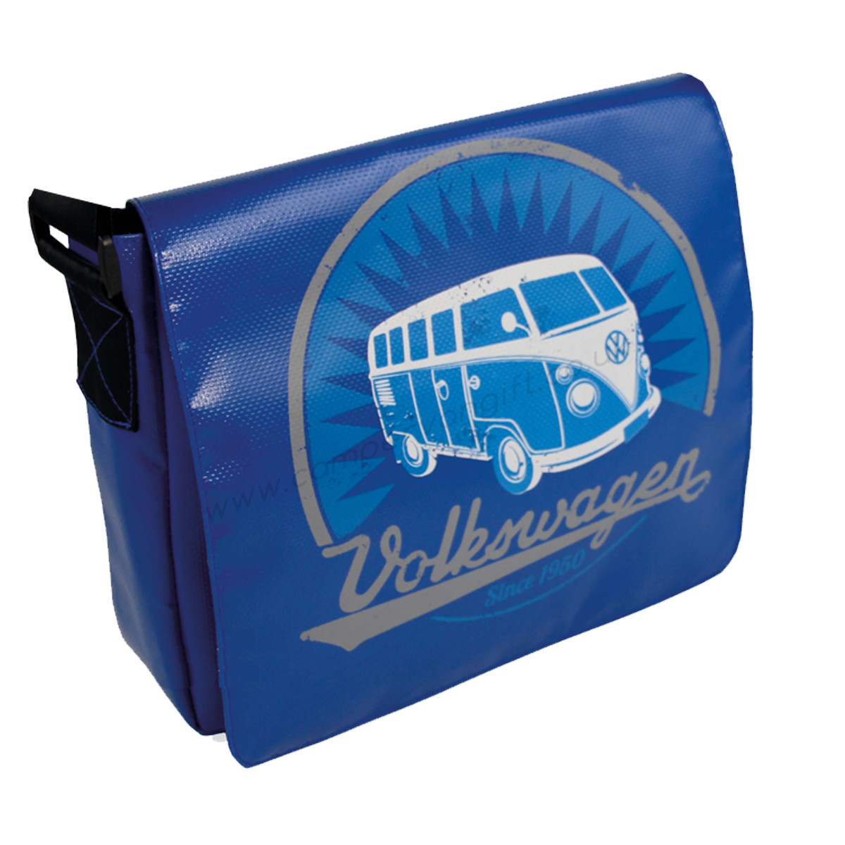Tarpaulin VW Campervan Shoulder Bag - Large - Vintage Retro Style