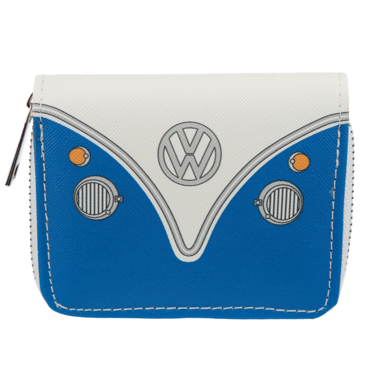 Volkswagen Blue Campervan Zipper Purse - Keep Your Money Safe