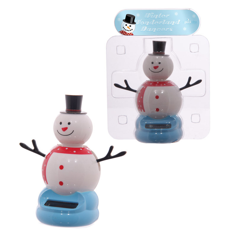 Solar Powered Dancing Snowman - CamperVan Gift Limited