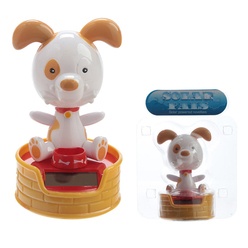 Solar Powered Dancing Dog with a Bowl - CamperVan Gift Limited