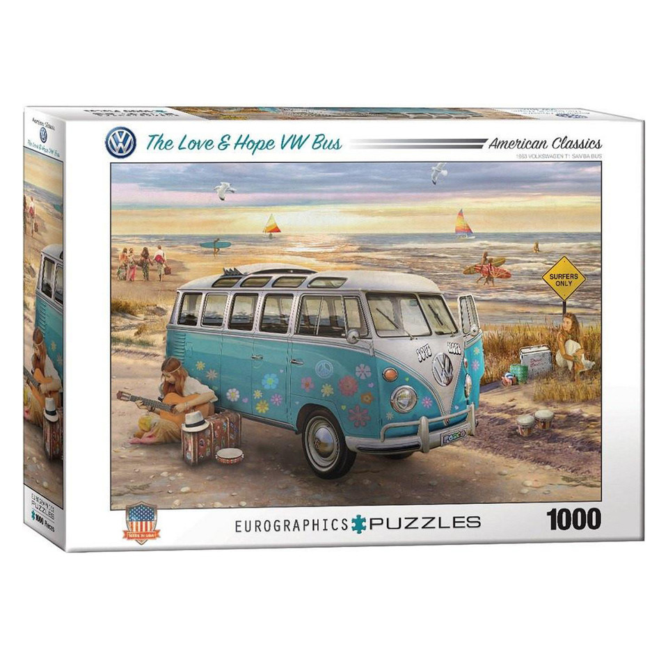 Volkswagen Campervan Travel Jigsaw Puzzles - Perfect for those long ...