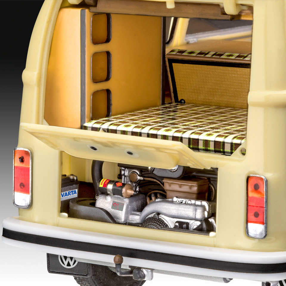 Volkswagen Revell Cream Bay Westfalia T2 Campervan Model Kit - Highly ...