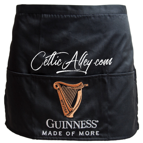 Guinness® Harp Logo Half Apron - CelticAlley.com