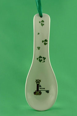 Ceramic Spoon Rest Celtic Ireland - CelticAlley.com