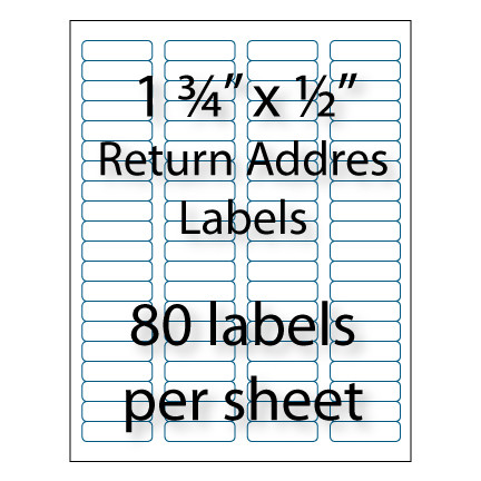 Address Labels - 2-5/8" x 1 " | 30-up | Stik2It
