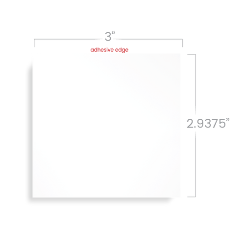 White Post-it® Notes - Stik2it