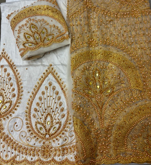 Net + Silk Wrapper 217 (White) - Aaron International