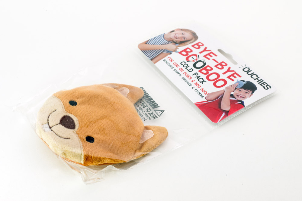 Ouchies Reusable Plush Ice Pack, Cold Pack - Chipmunk - Ouchies Online