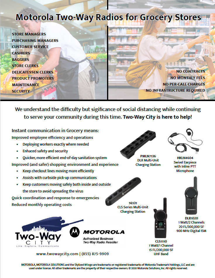 Motorola Two-Way Radios for Grocery Stores - Two-Way City - Motorola ...