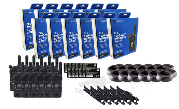 Motorola CLS1410 Business Two Way Radio 12-Pack | Two-Way City