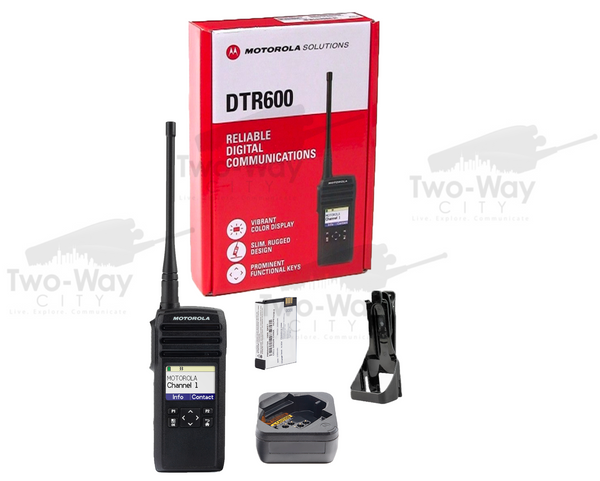 Motorola DTR600 Digital 2-Way Radio (30 Channels) DTR600