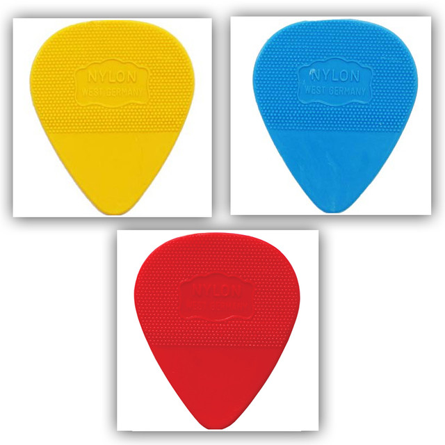 Herdim Nylon Plectrum - Herdim Picks used by U2's The Edge 10 Pack