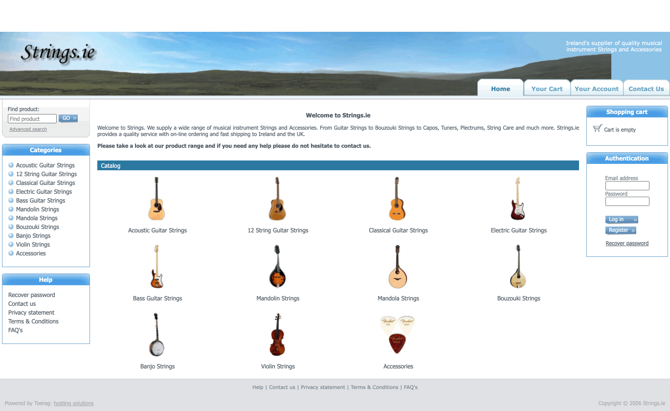Strings.ie through the Years! - Strings.ie