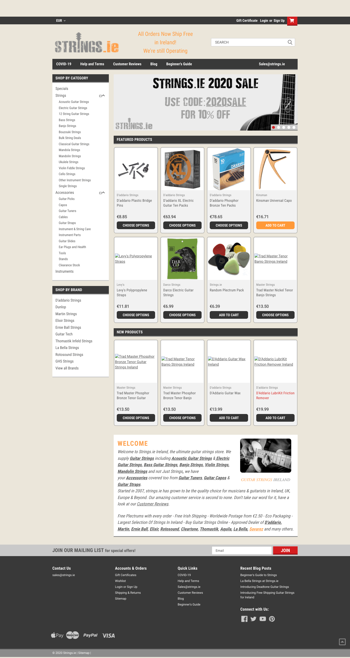 Strings.ie through the Years! - Strings.ie