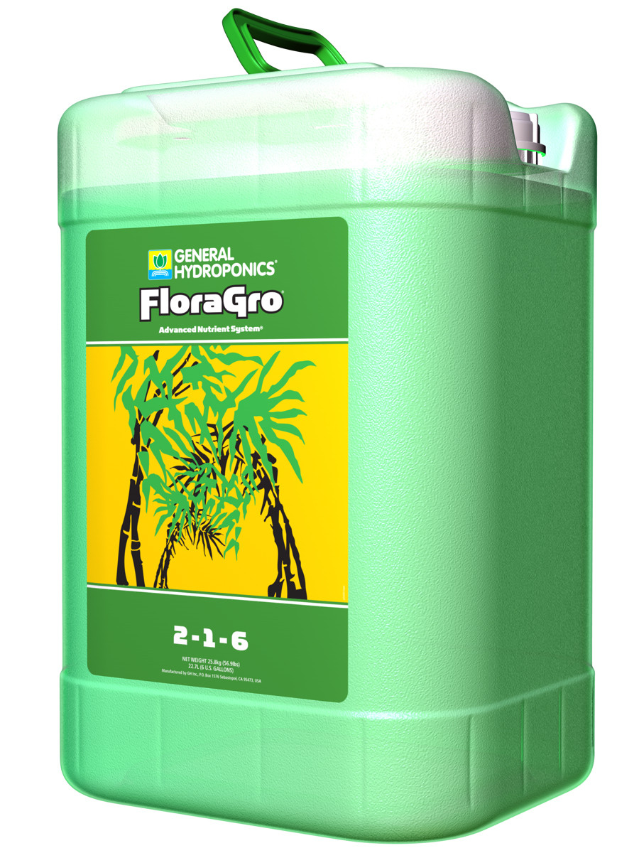 General Hydroponics FloraGro 6 Gallons - CreatorHydro