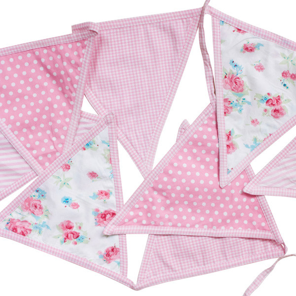 Bedding Sets - Pink Bunting - Babyface
