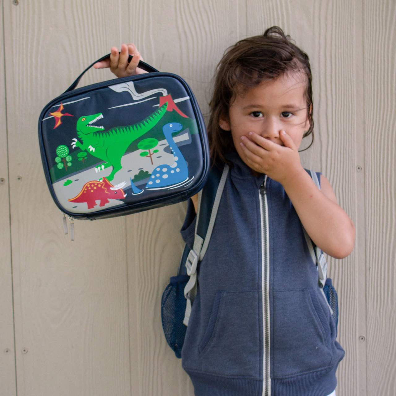 Bobble Art Insulated Lunch Box - Dino