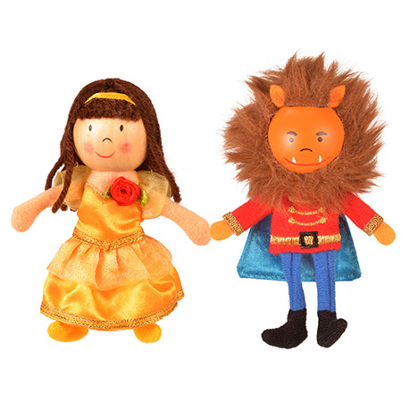 Beauty and the Beast Finger Puppet Set - Fiesta Crafts