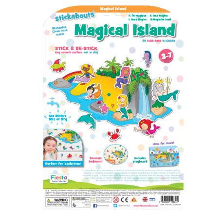 Magical Island Stickabouts - Themed Play Scene - Fiesta Crafts