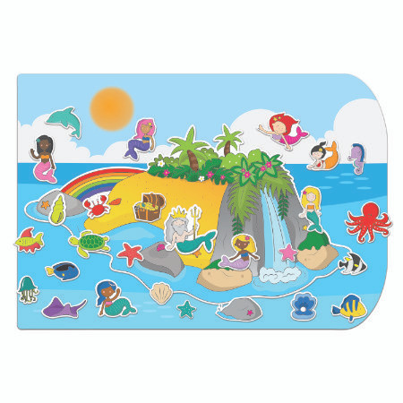 Magical Island Stickabouts - Themed Play Scene - Fiesta Crafts