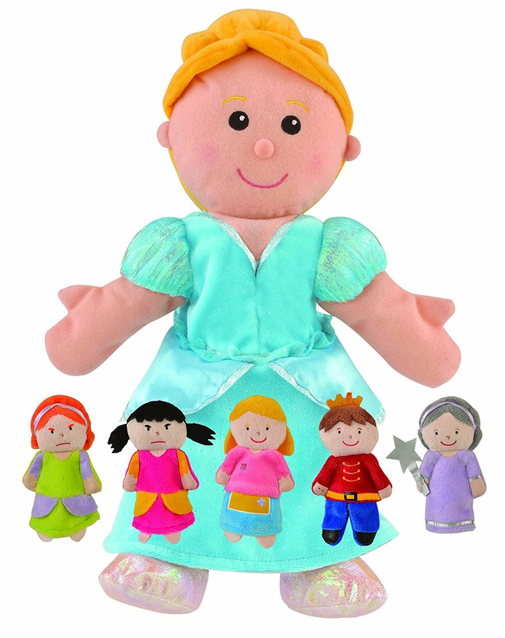 Fiesta Crafts Cinderella Hand Puppet Set