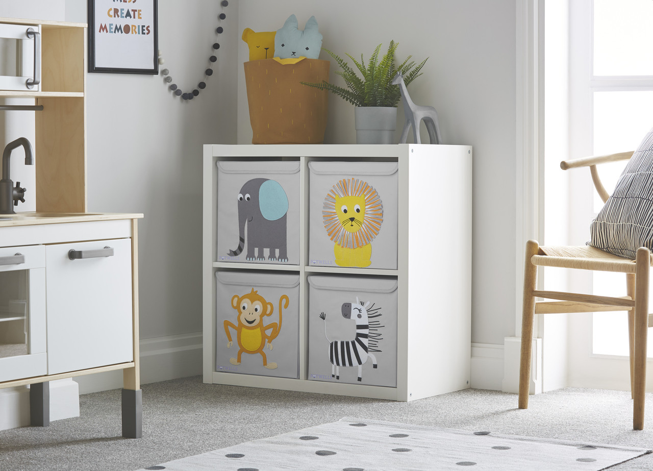 Zebra Storage Box - Nursery Fabric Storage