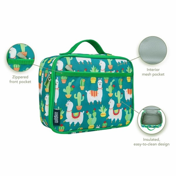Wildkin Llama and Cactus Lunch Box