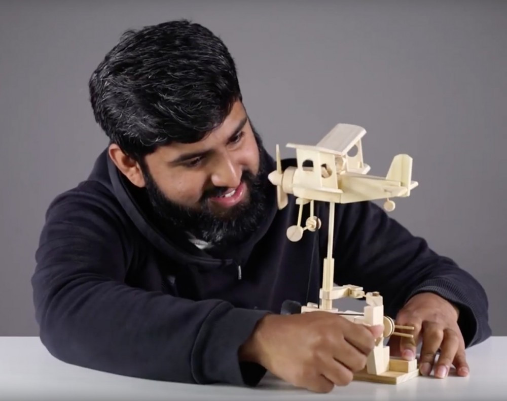 TimberKits - Bi-Plane - Wooden Model Craft Kit