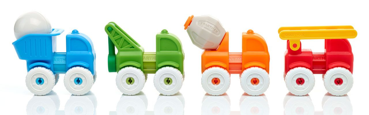 SmartMax My First Vehicles Set - Safe Magnetic Construction Set
