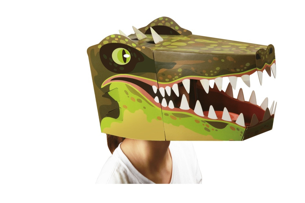Crocodile 3D Mask Card Craft