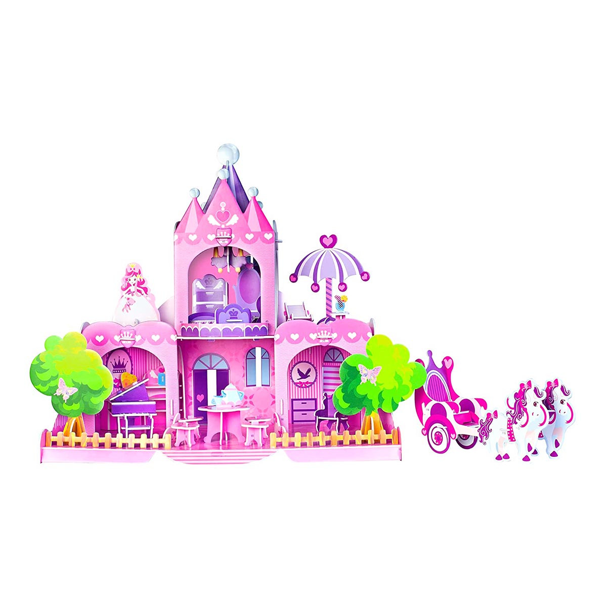 3D Construction Craft - Princess Castle