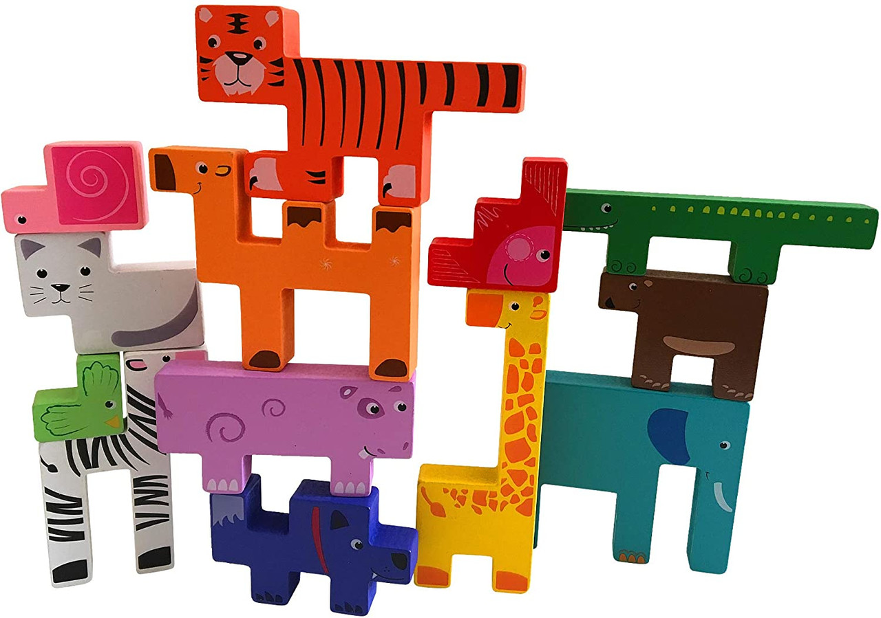 Wooden Animal Balancing Activity Set