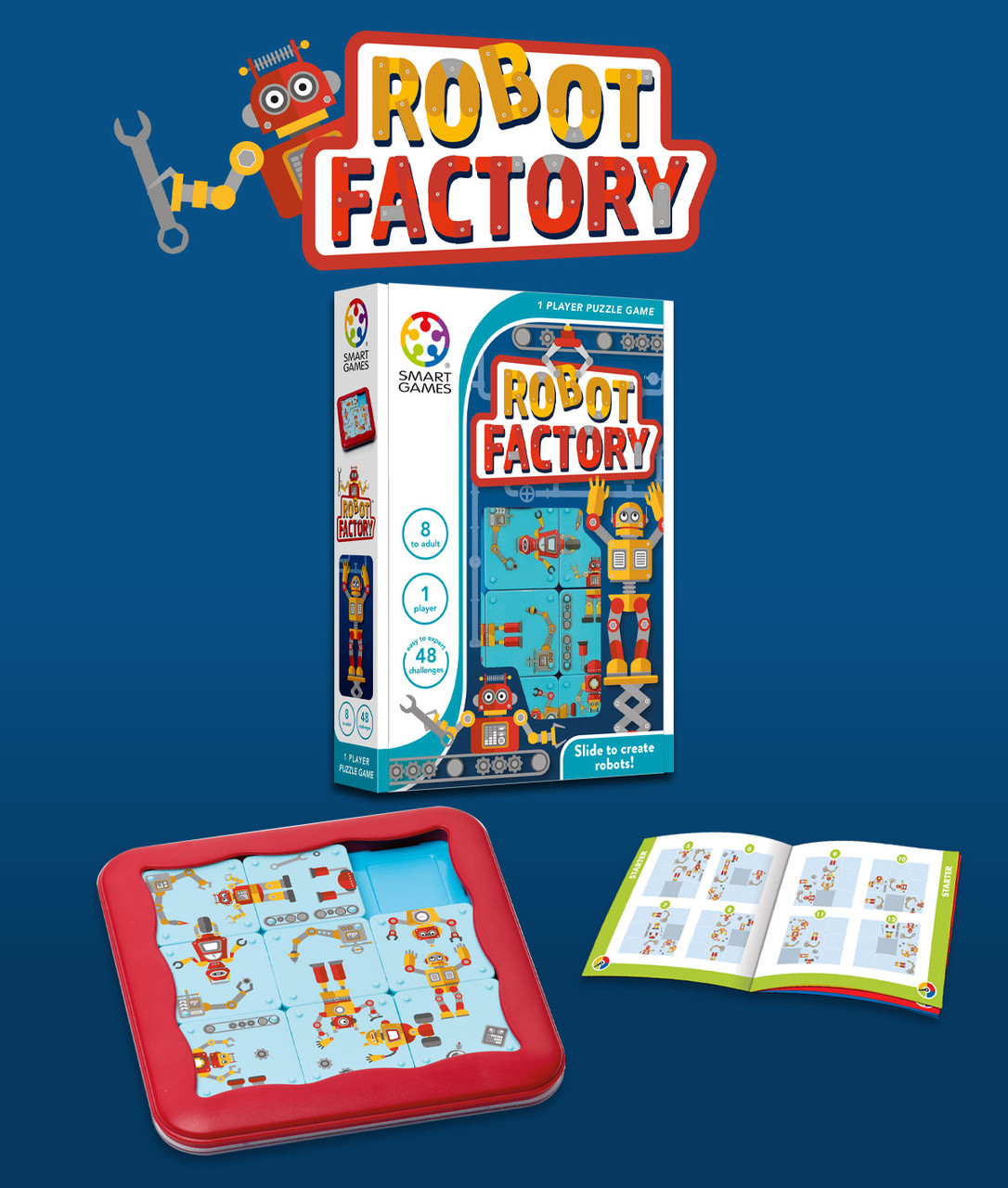 Smart Games Robot Factory Brainteaser Game
