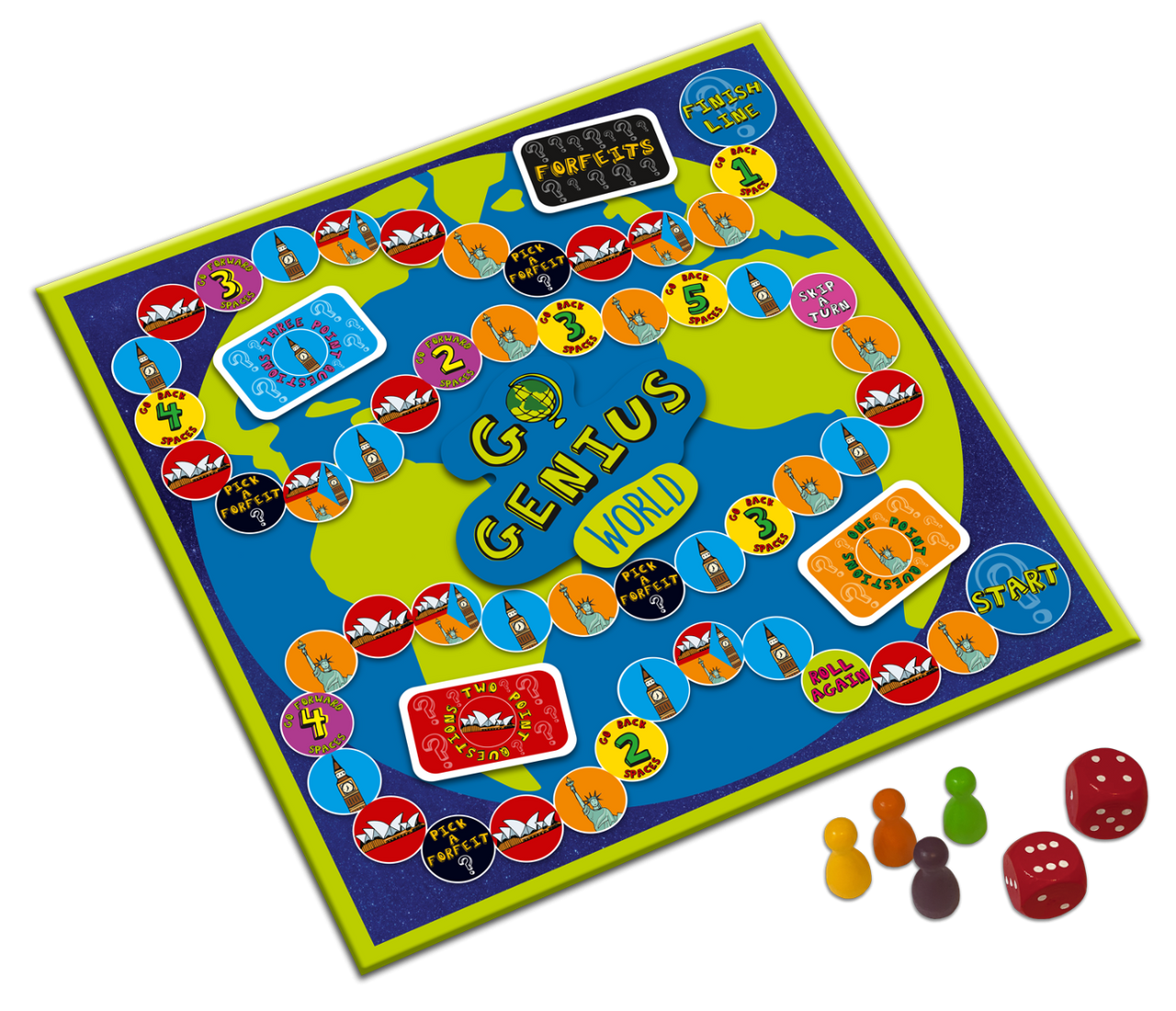 Go Genius Game - World