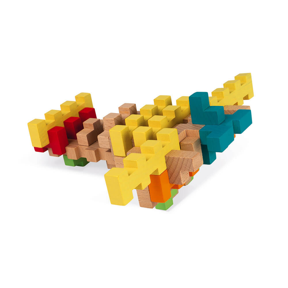 100 Piece Wooden Construction Kit