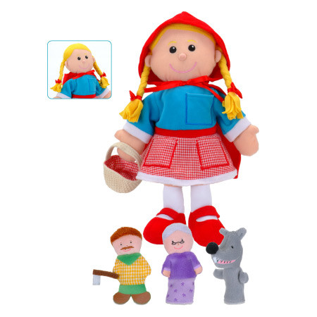 Little Red Riding Hood Puppet Set - Fiesta Crafts