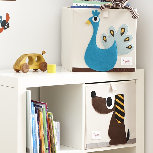 3 Sprouts Rhino Storage Box - Nursery Fabric Storage
