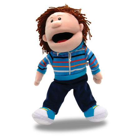 White Boy Hand Puppet - Fiesta Crafts